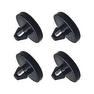 Ajxn 4 PCS Brake Switch Stopper Car Truck Auto Brake Pedal Pad Brake Light Switch Stopper Brake Switch Pad Clutch Pedal Stopper 90541-06036 (Black)