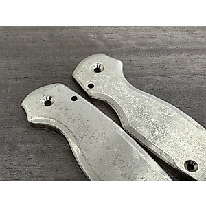 Stone washed BRASS Scales for Spyderco Para 3