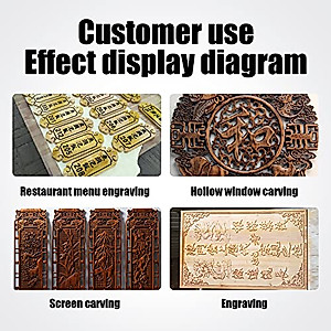 HUHAO 5PCS CNC Router Bits 20 Degree 1/8 Shank 2 Flutes 0.1mm Tip Engraving V Bits CNC Wood Carving Bit Straight Engraving V Groove Bit Engraving Tool Bits for Wood, Plywood, MDF, Stainless Steel