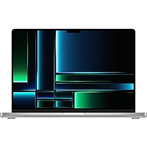Apple (CTO) 16-in MacBook Pro: M2 Pro 12-Core CPU 19-core GPU 32GB 512GB Silver - Z177000E7 (Jan 23)