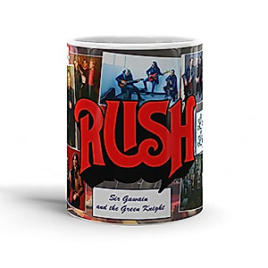 White Ceramic 11 Oz Mugs St Band Event Collage Friends Holiday Birthday New Year Family Father Day Hot And Iced Coffee Water Tea Cups Gift Christmas