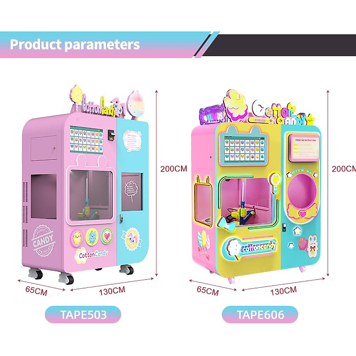 Cotton Candy Vending Machine Professional Manufacturer Small Business Low Cost Shopping Outdoor Work Using Vending Machines