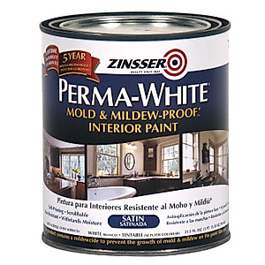 Zinsser 02704 Perma-Wht Satn Paint Qt