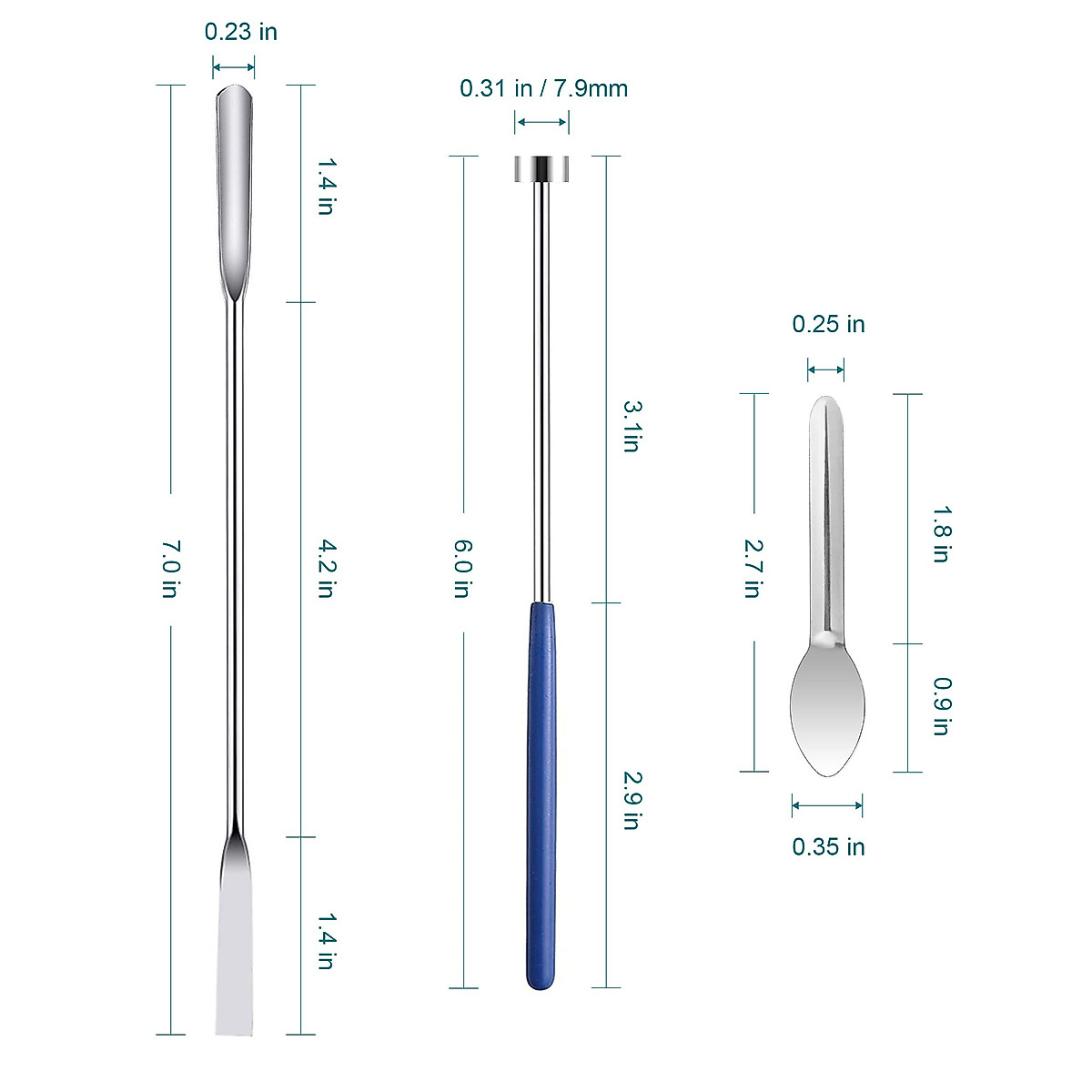 Capsule Filling Machine Kit – Pill Filler Tray Tools Size 00 for Quickly Maker Empty Gel Capsules, Lab Spoons Spatula Scoops Tool (6Pcs)
