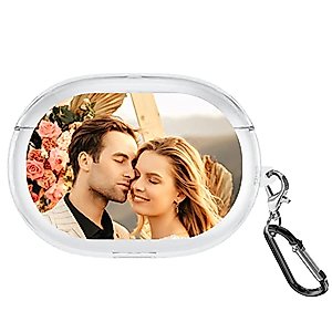 AIPNIS Personalized Case Compatible with Beats Studio Buds,Custom Photo Gift Shock Absorption Soft Clear TPU for Beats Studio Buds Cover
