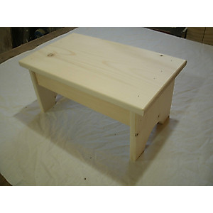 wooden step stool Handmade wood step stool 7 1/2" childrens step stool, rustic wooden step stool