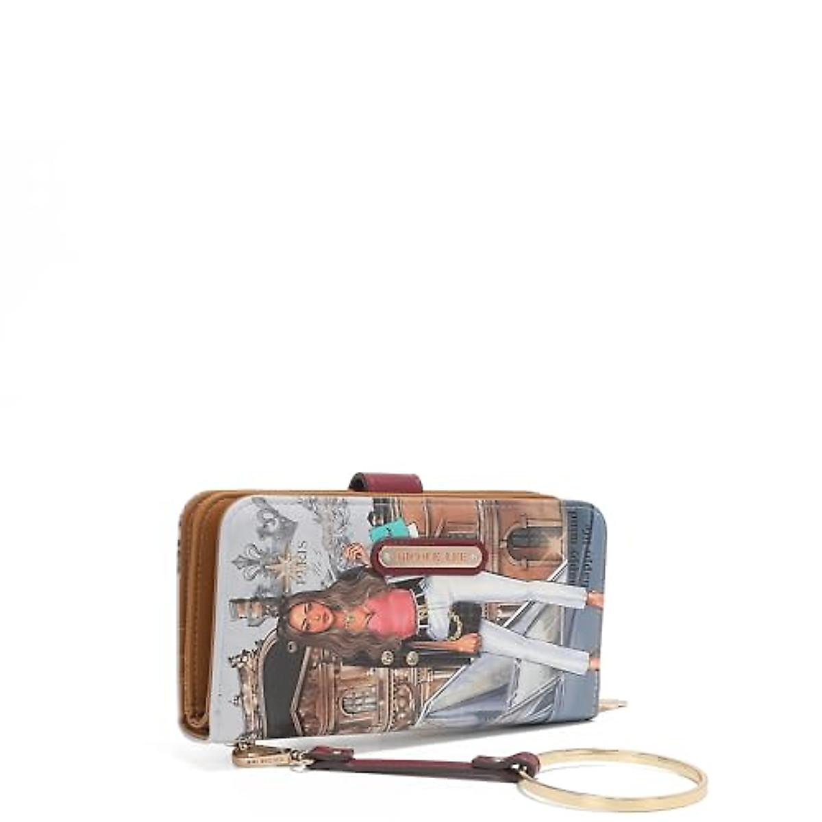 Nicole Lee SIGNATURE BIFOLD WALLET WRISTLET-BE MY VALENTINE