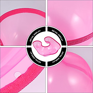 HEALLILY Hair Salon Neck Tray, Pink, Plastic, Compact, Adjustable, Hair Styling, Coloring Tool, Salon, Barbershop, Home Use