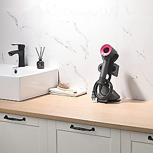 CATOOMUU for Dyson Supersonic Hair Dryer Stand Holder, Dyson Blow Dryer Accessory Organizer, Attachments Counter Storage Rack