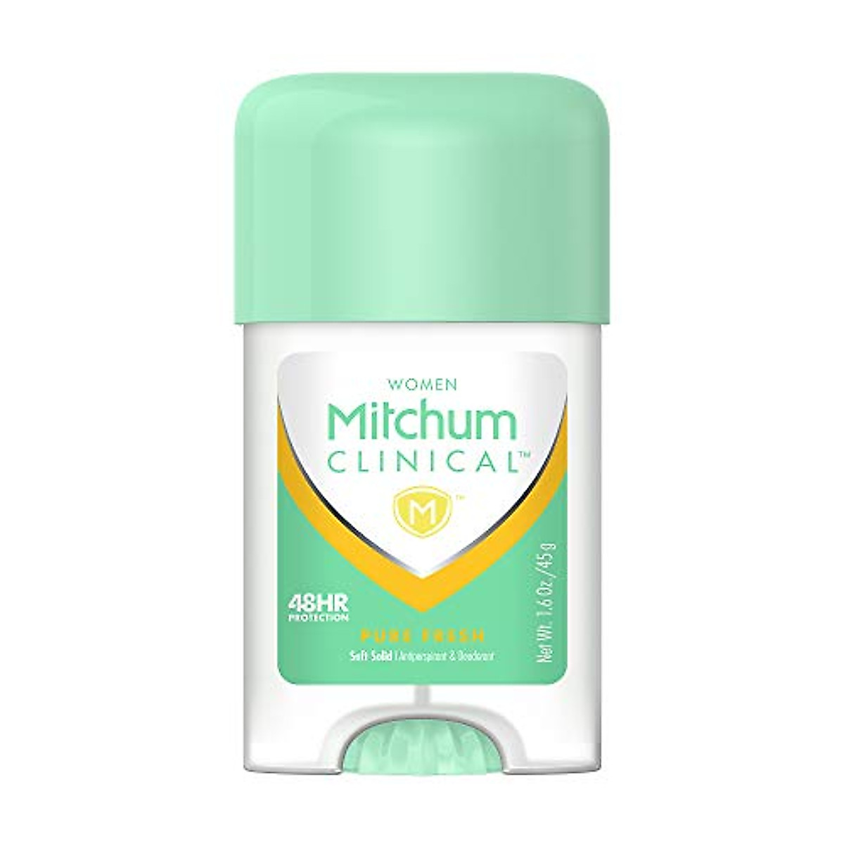 Mitchum Women's Deodorant by Mitchum, Clinical, Soft, Solid Antiperspirant Deodorant, Pure Fresh, 1.6 Oz (Pack of 1)