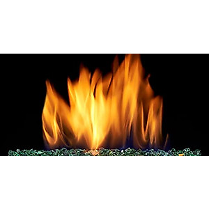 Duluth Forge 14REMGM 1/4 in. Premium Reflective Emerald Fire Glass-10 lb, Small