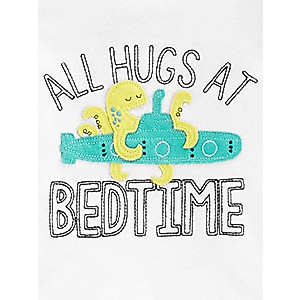 Simple Joys by Carter's Boys' 6-Piece Snug Fit Cotton Pajama Set, Multicolor/Bear/Dragon/Octopus/Stripe