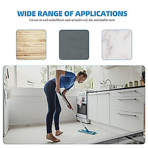 Baluue 4pcs Mop Cloth Mop Pads Replacement Mop Head Floor Cleaner Mop Cleaning Mop Sweeper Replacement Head Mop Replacement Head Replacement Mop Pad Accessory Mop Accessory Replaceable