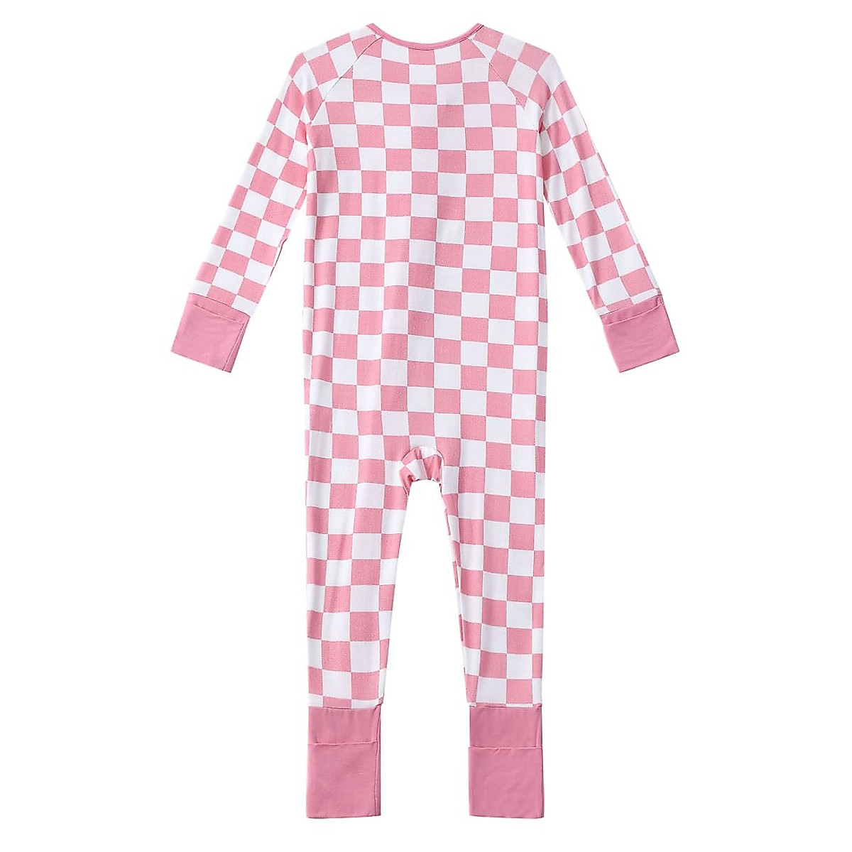 SUZEL Baby Viscose from Bamboo Pajamas - Infant Boys Girls Footless Zippy Pjs Sleep 'N Play Clothes - One Piece Romper (Pink, 3-6M)