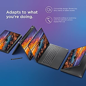 Lenovo IdeaPad Flex 5i 14" FHD 2-in-1 Touchscreen Laptop, Intel Core i3-1115G4, 4GB RAM, 128GB SSD, Graphite Gray, Windows 11 in S Mode, 82HS00R9US