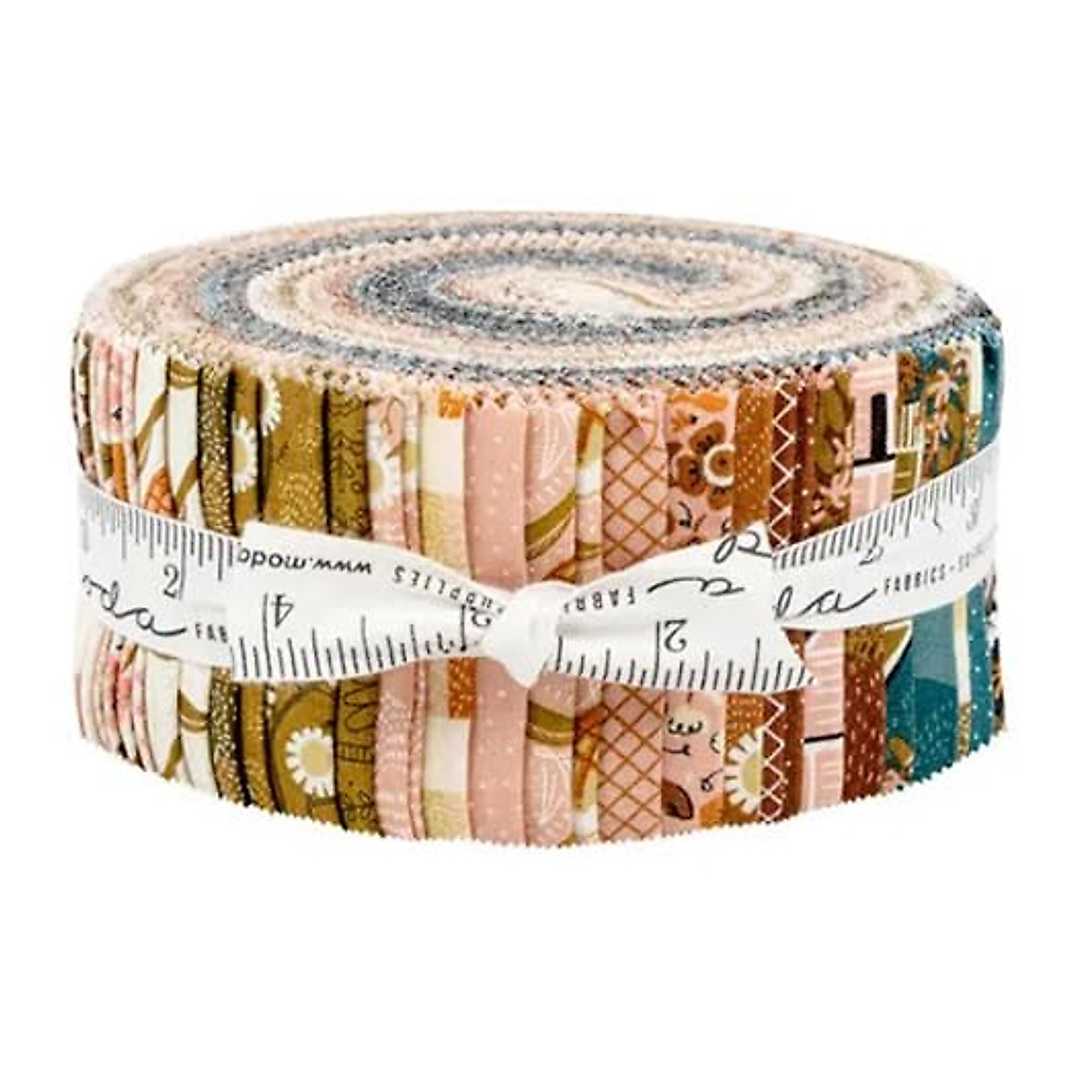 Gingiber Quaint Cottage Jelly Roll 40 2.5-inch Strips Moda Fabrics 48370JR
