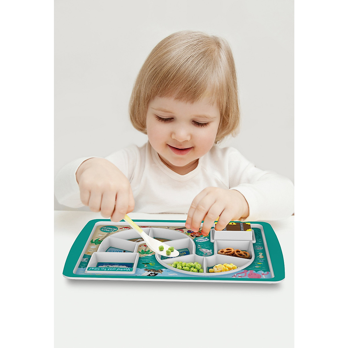 Genuine Fred DINNER WINNER Kids' Dinner Tray, Pirate