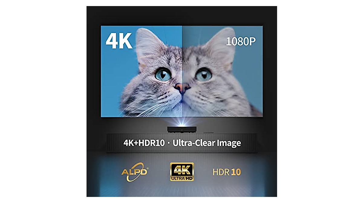 WEMAX Nova 4K UHD Laser Projector - 150" Ultra Short Throw Smart TV