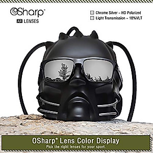 OSharp Performance Replacement Lenses for Bose Tenor Sunglasses - Chrome Silver