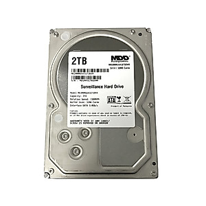 MaxDigitalData 2TB 32MB Cache 7200PM SATA 3.0Gb/s 3.5inch Internal Surveillance CCTV DVR Hard Drive (MD2000GSA3272DVR) (Renewed)