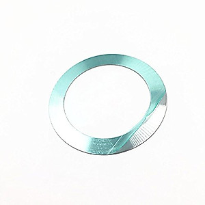 2 x UMD Back Door Cover Decorate Rims Steel Silver Ring with Adhesive for PSP 1000 2000 Replacement Part