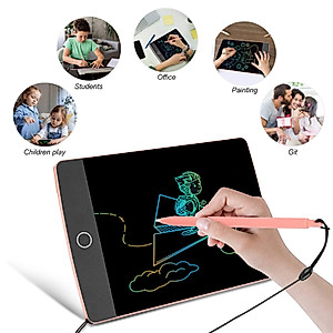 2Pack LCD Writing Tablet, 8.5inch Colorful Doodle Board LCD Drawing Pad, Kids Erasable Digital Writing Pad Electronic Scribble Board Toy for Age 3 4 5 6 7 8 Year Old Girls Boys Toddlers