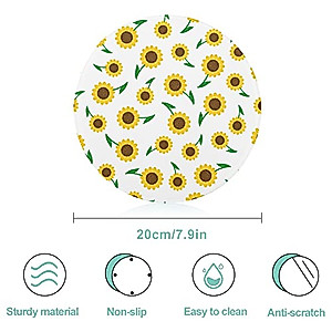 Sunflower Flowers Cutting Board Tempered Glass Chopping Board for Kitchen Hotel