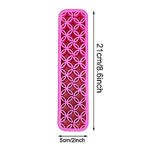 NX Garden Brush Storage Box Sew Desktop Organizers Diamond Painting Pen Holder Sewing Craft Tool Holder, Rose Red