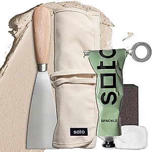 soto Small Hole Repair, Beige, 7-Piece Kit (No. 09 Rough Sketch) - High Strength Small Hole Repair Kit for use on: Walls, Drywall, Ceiling, Furniture, Cabinets