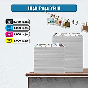 ASEKER Phaser 6022 Remanufactured Toner Cartridge Replacement for Xerox WorkCentre 6027 6025 Phaser 6022 6020 (1 Black 106R02759, 1 Cyan 106R02756, 1 Magenta 106R02757, 1 Yellow 106R02758, 4 Pack )