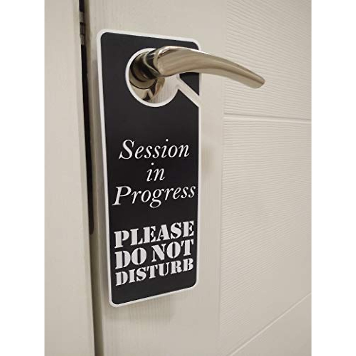 Business Design Session in Progress Please Do Not Disturb Sign, 2 Pack, Double Sided, Ideal for Offices, Online Sessions and Meetings, Online Classes, Home Offices, Recording, Clinic, Therapy
