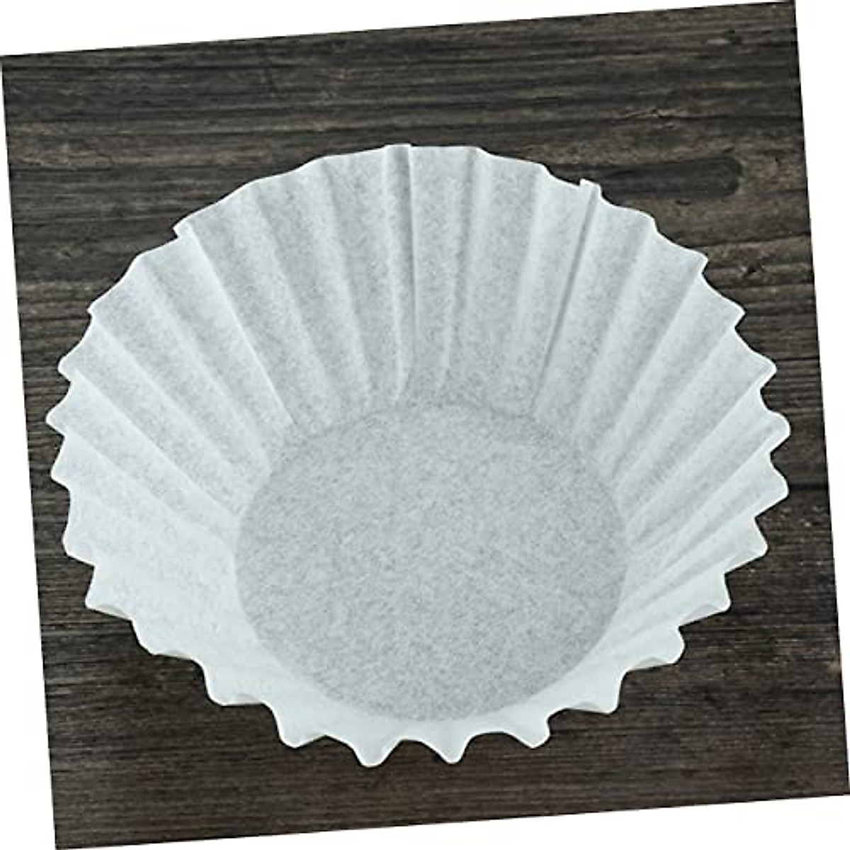 OKUMEYR 100 Sheets American Coffee Filter Paper Bowl Shaped Coffee Filter Tea Strainer Tea Filter Paper Effective Coffee Filtration Offee Brewing Filter Drip Coffee Filter Espresso White