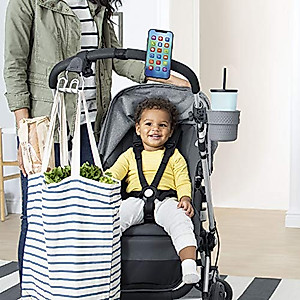 Skip Hop Universal Stroller Phone Holder, Stroll & Connect, Grey