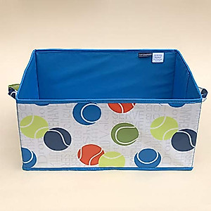 Passion for Tennis Collection 17"x12"x8" Storage Bin (White Background)