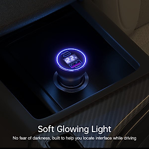 for Oneplus Car Charger 100W 80W SuperVooc Warp Charge 65W Car Charger for One Plus 13 12 13R 12R 11 10 Pro 9 10T 8T 8 7T 7 Open Pad Nord 2T CE 3 4 N20 N30 N100, 25W PD PPS USB C Port 3ft Fast Cable