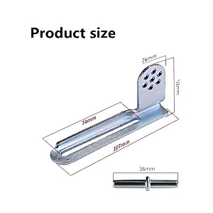 1 Pack Universal Refrigerator Door Hinge Kit for many different brands refrigerator