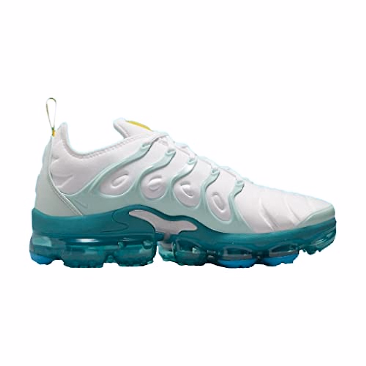 Nike mens Air Vapormax Plus, White/Laser Blue/Washed Teal/S, 8.5