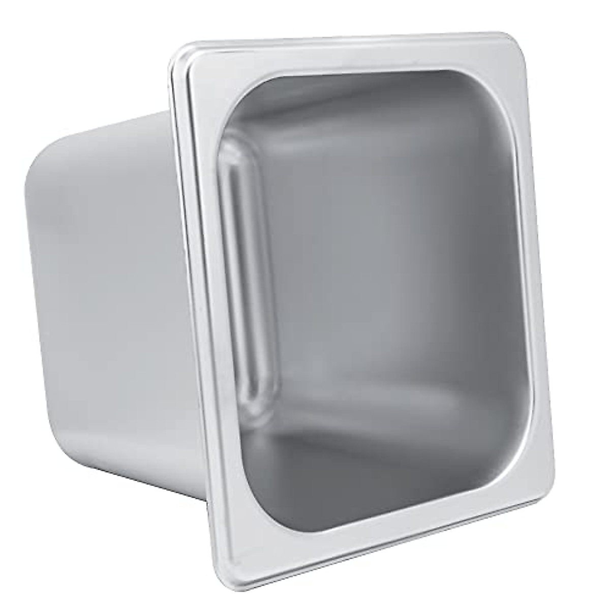 Steam Pan,Steamer Table Chafer Pan,2.2L Square Food Bowl Buffet Basin Plate Stainless Steel Food Container for Buffet, Catering,15cm Height