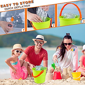 AMOR PRESENT Beach Balls, 16 Inch Glitter Beach Balls Conffeti Pool Toys for Kids Summer Pool Party Beach Volleyball Vacation, Silver