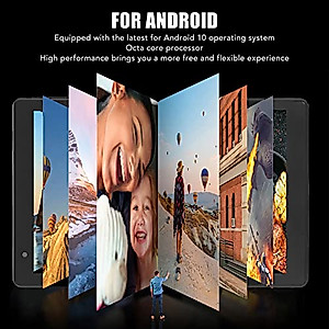 Liyeeo 8.0 Inch Tablet, 8 Inch IPS Display Dual Cameras Portable Tablet for Home for Travel (US Plug)