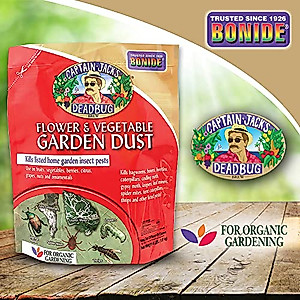 Bonide Captain Jack's Deadbug Brew Flower & Vegetable Garden Dust, 4 lb. Ready-to-Use Dust For Organic Gardening