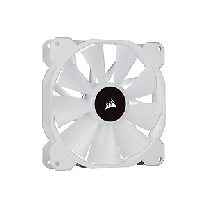 CORSAIR iCUE SP140 RGB Elite Performance 140mm White PWM Dual Fan Kit with Lighting Node CORE