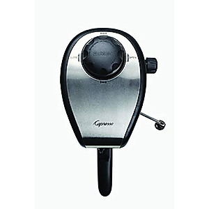 Capresso Steam PRO Espresso and Cappuccino Machine, 4-Cup, Stainless Steel/Black