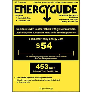 Birsppy Procool Refrigeration Single Door Glass Front Back Bar Beverage Cooler; 24" Wide, Counter Height Refrigerator