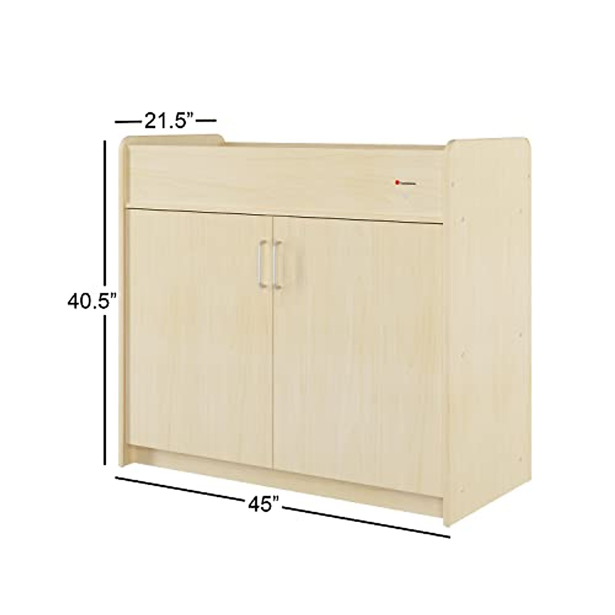 Foundations SafetyCraft Daycare Changing Table, Natural