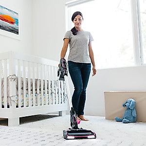 Shark Rocket Ion Ultra-Light Cordless Bagless Vacuum for Carpet and Hard Floor with Lift-Away Hand Vacuum and Rechargeable Ion Battery (IR101), Pink