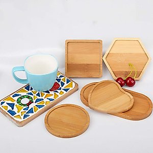 twelves 4pcs Square Coaster Base for Crafts Adult Kids DIY Mosaic Supplies Housewarming Birthday Gift