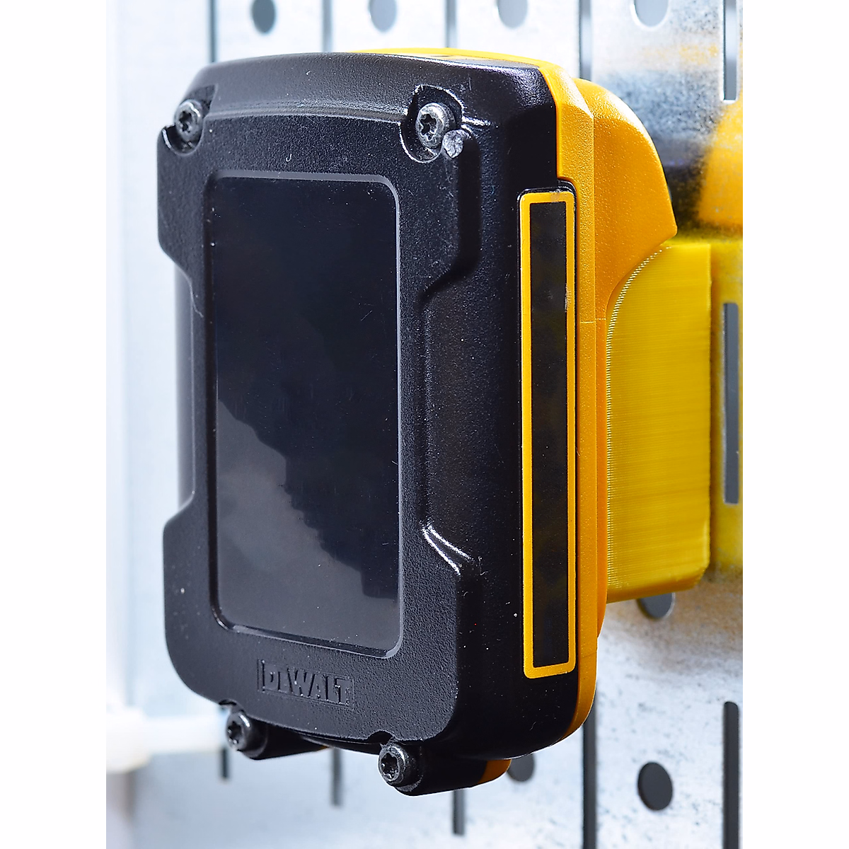 Barnyard Intel Battery Holder and Cover for Dewalt 12V Max (4-Pack Yellow)
