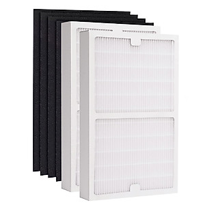 2 Pack Replacement Filters - C - for Idylis Air Purifiers IAP-10-280, IAP-10-200, Part# IAF-H-100C
