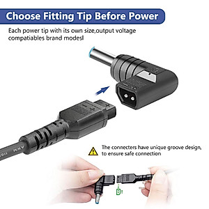 KFD 100W Universal Car Charger 12V-24V DC Adapter for Lenovo IBM HP Dell Acer Asus MSI Toshiba LG Sony Samsung Laptop Sony LG Soundbar AOC MSI Monitor TV JBL Bose Speaker Power Station Power Supply